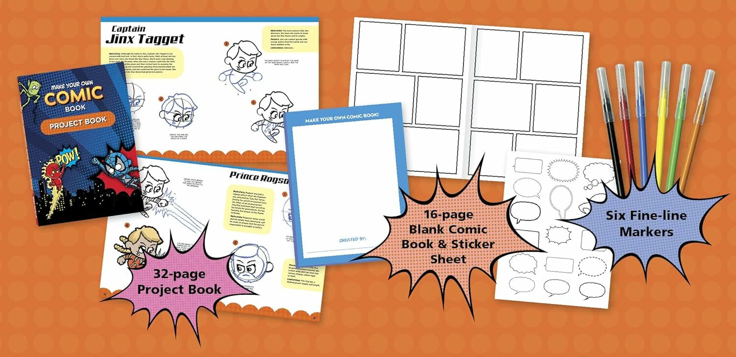 Make Your Own Comic Book Kit: A step-by-step guide for learning to draw ...