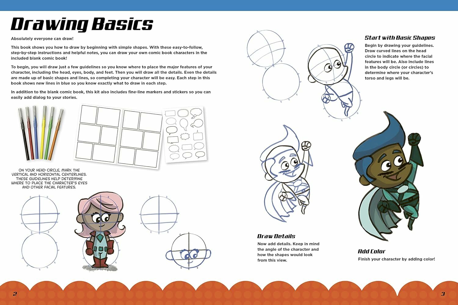 Make Your Own Comic Book Kit: A step-by-step guide for learning to draw ...