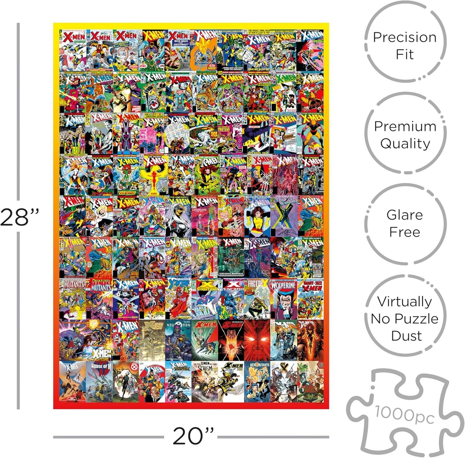 Marvel X-Men Covers 1000 Pieces Puzzle