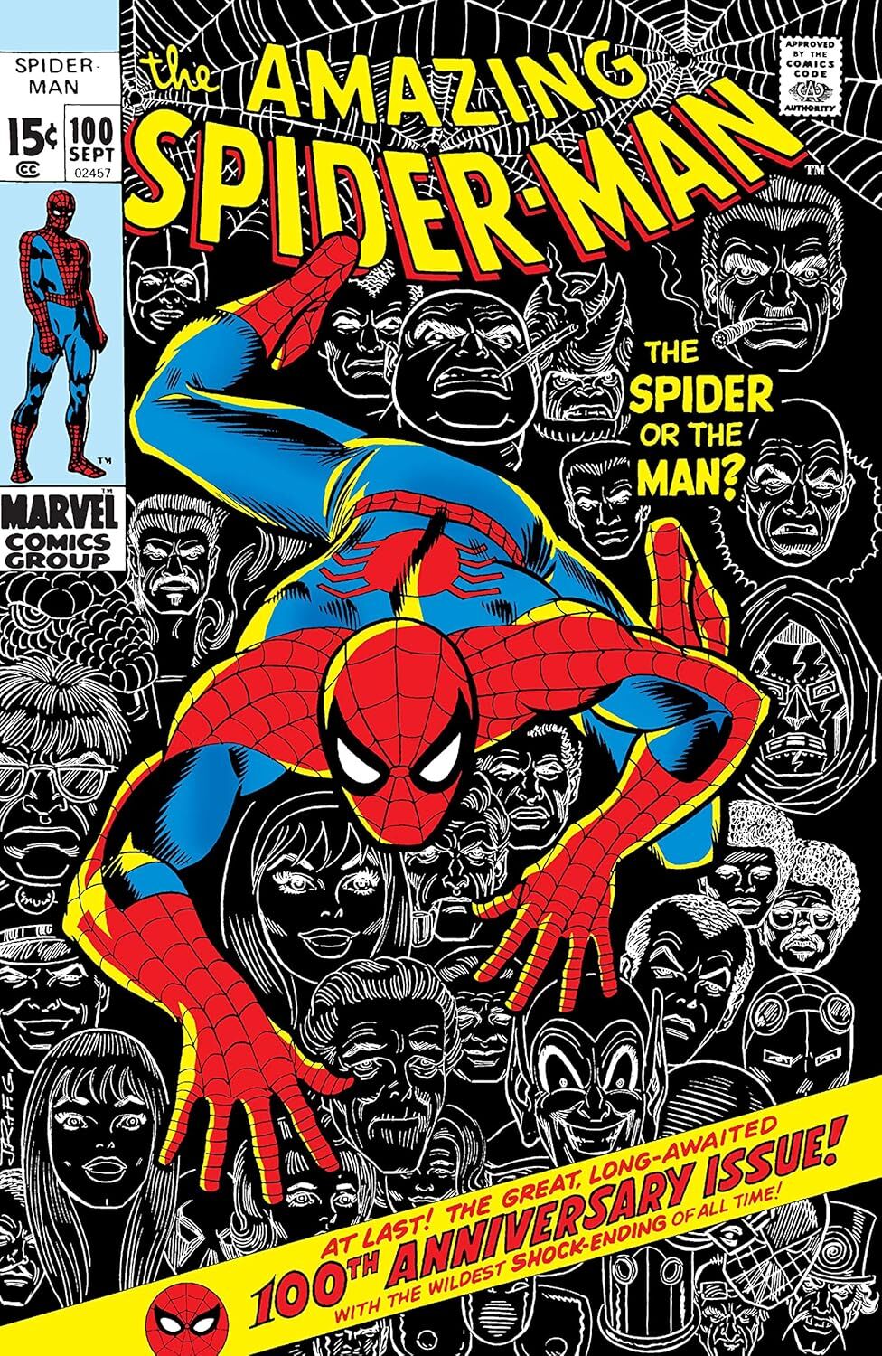 SPIDER-MAN 100 COLLECT COMIC BOOK POSTCARDS